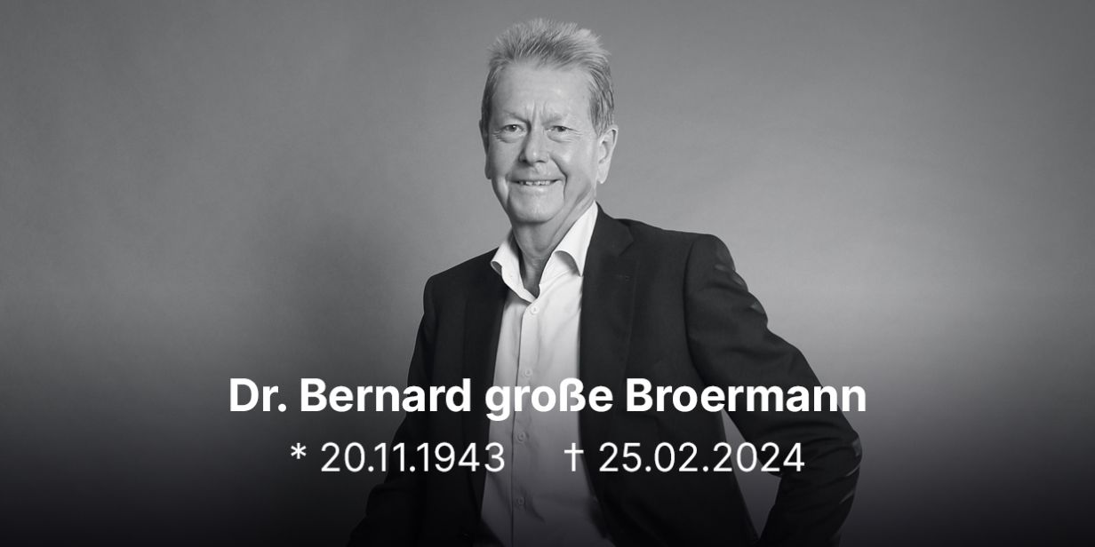 Asklepios trauert um Gründer und Gesellschafter Dr. Bernard große Broermann